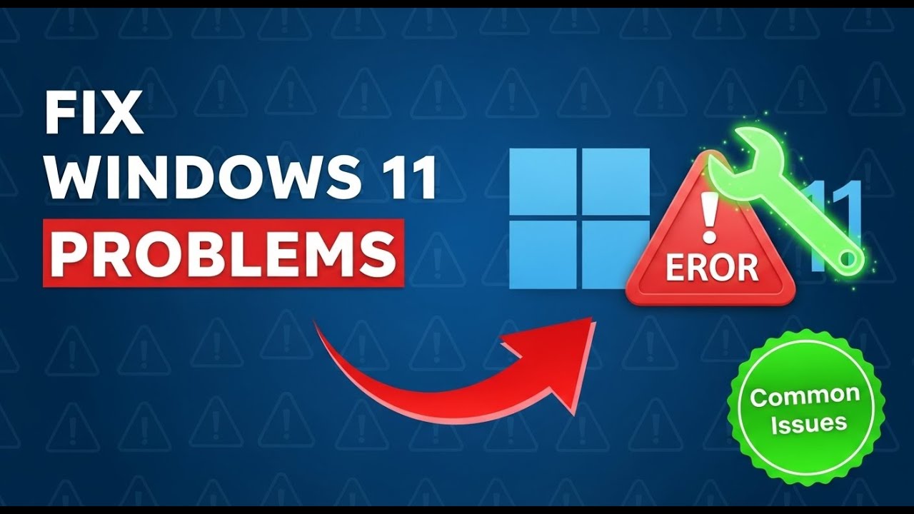 How to Fix Windows 11 Problems 2025 (Common Issues) - YouTube