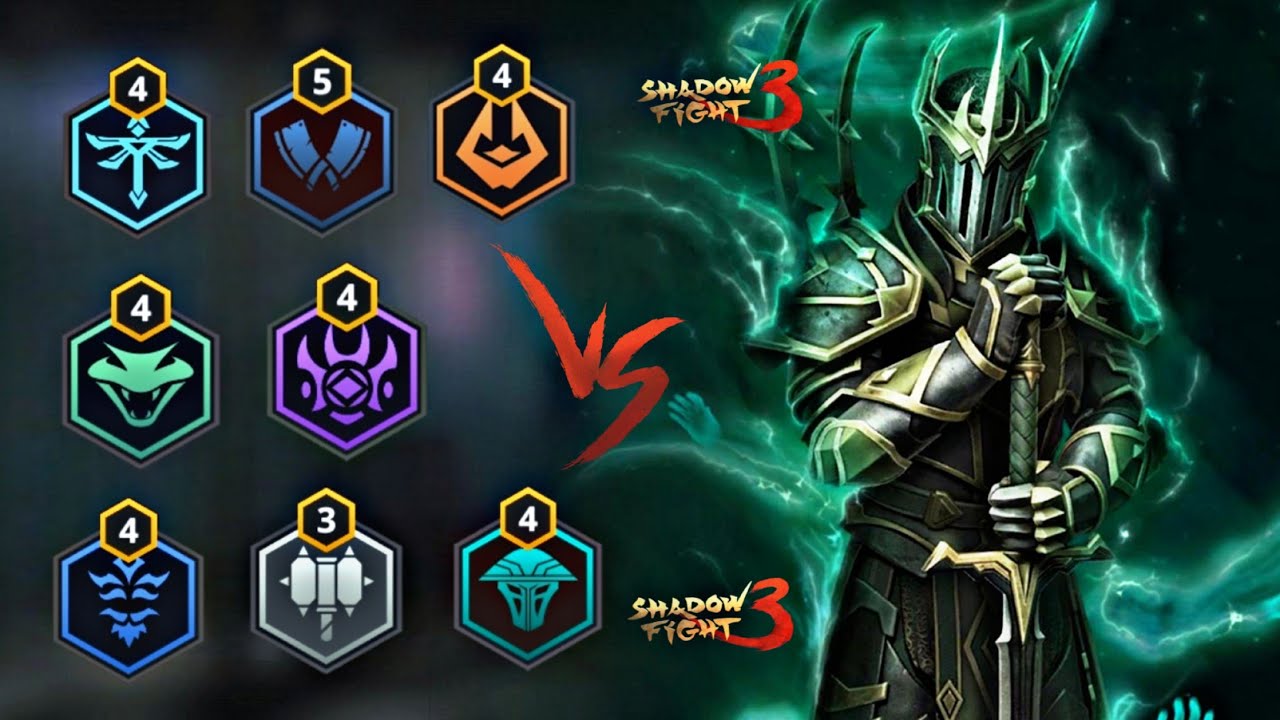 Shadow Fight 3 | 8 Legendary Sets vs King Of The Legion | Creepy Party ...