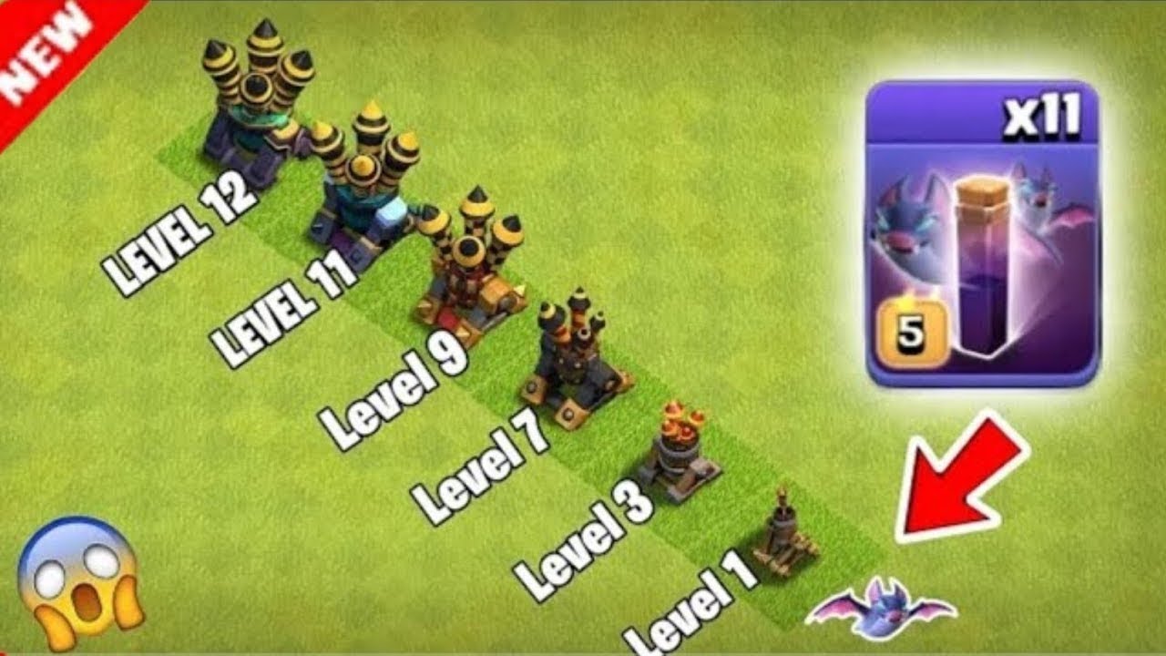 Bat spell vs All Defense - Clash Of Clans - YouTube