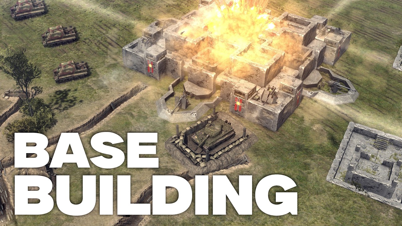 BASE BUILDING a GERMAN MEGA FORTRESS in this WW2 RTS | Gates of Hell ...