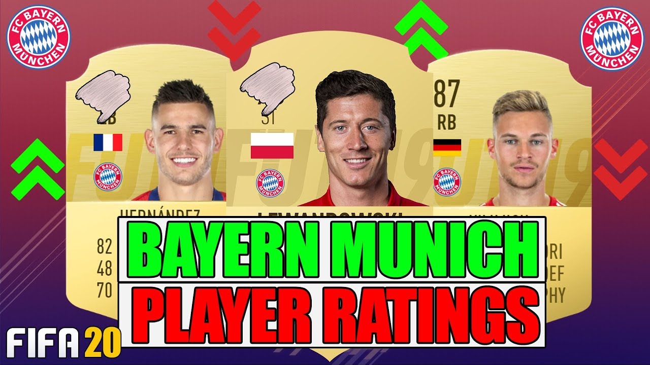 FIFA 20 | BAYERN MUNICH PLAYERS RATINGS - YouTube