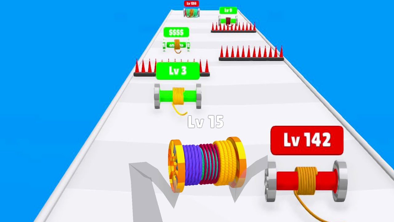 SPOOL RUN ALL LEVELS GAMEPLAY WALKTHROUGH PART 13 - YouTube