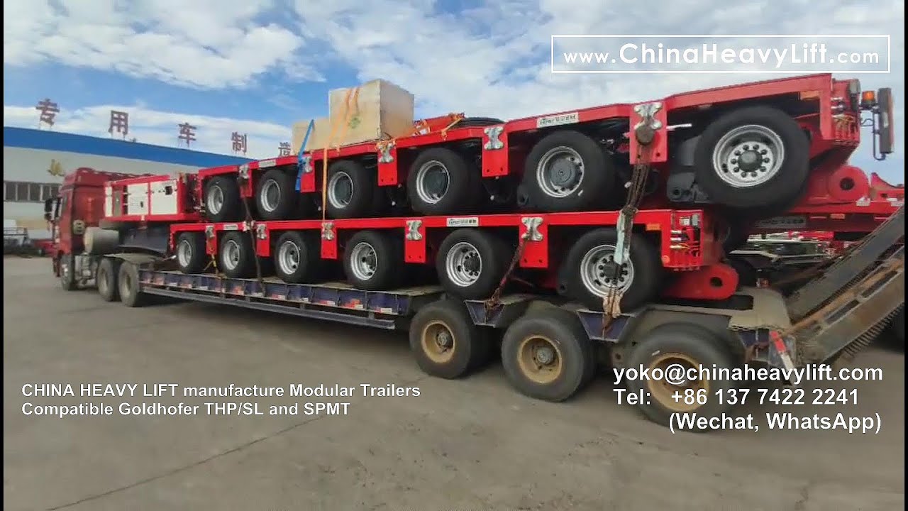 compatible Goldhofer THP/SL Modular Trailers and Goldhofer SPMT PST/SL ...