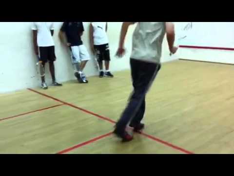 Faheem khan squash footwork training part 2 - YouTube