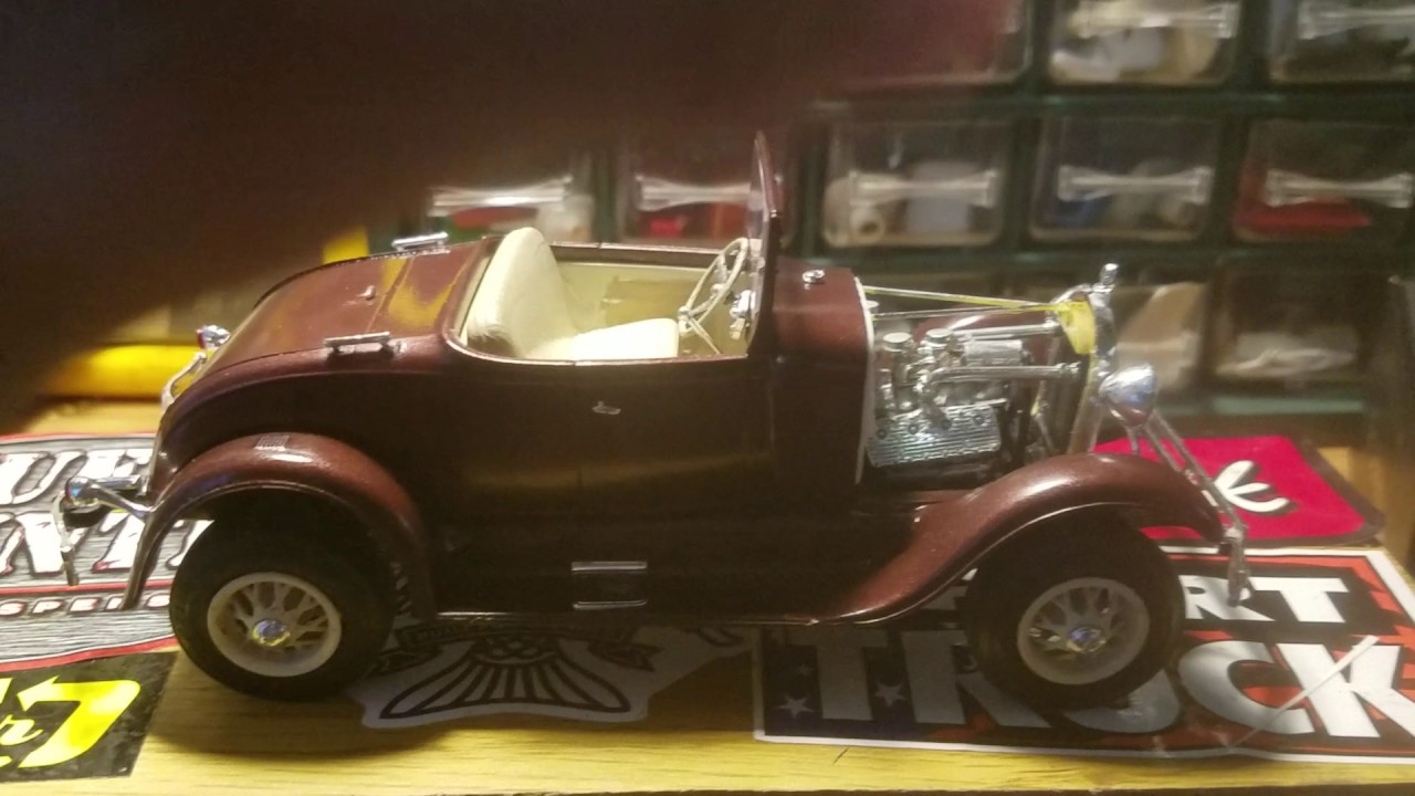 29 Ford Roadster by AMT Mod rod - YouTube