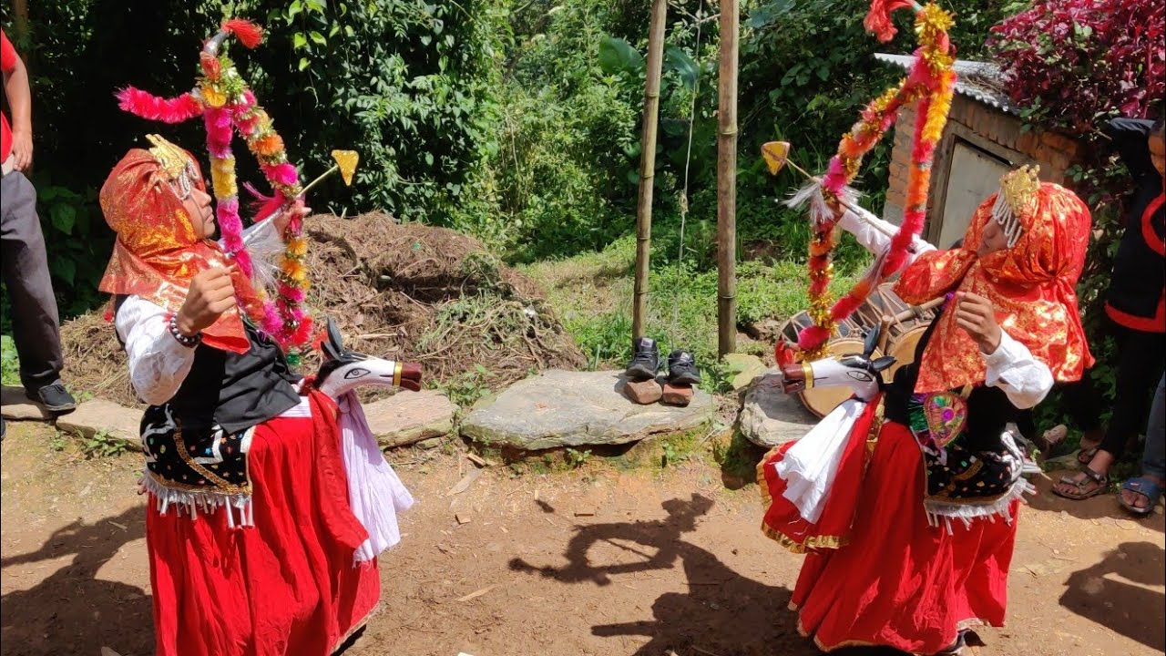 Four guru dance and horses rider dance /श्री महाचुनी मनकामना सांस्कृतिक ...