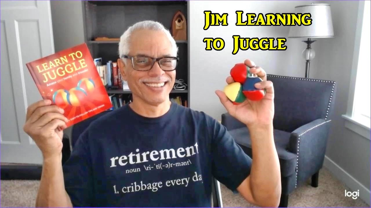 Jim Learning to Juggle - YouTube