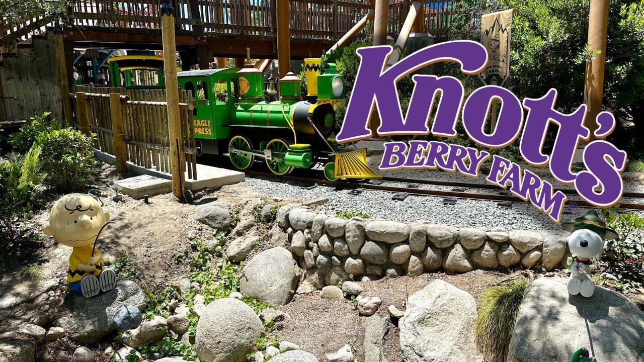 Camp Snoopy Train Opened! Knott’s Berry Farm Updates - YouTube