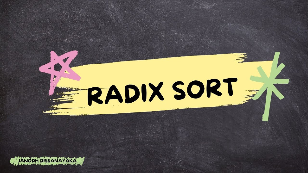 Radix Sort - YouTube