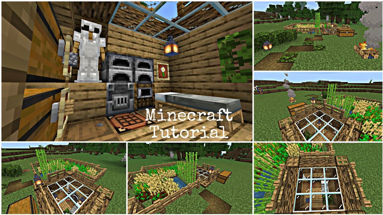 How to build this beautiful 3×3 Minecraft Starter Base. | Minecraft ...