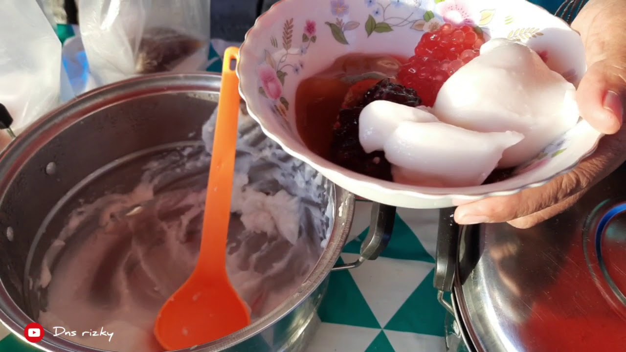 Jenang ketan ireng campur rp. 5 ribu, kota madiun - YouTube