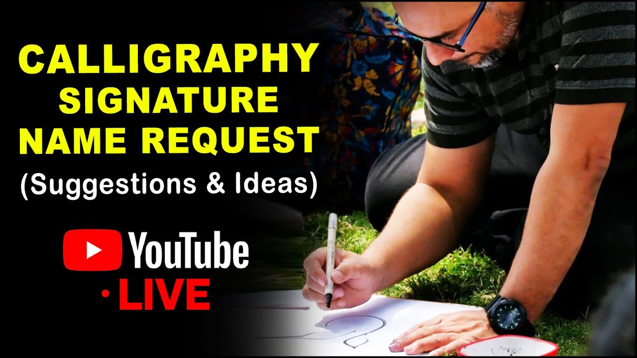 Calligraphy & Signature I How to Design Your Own Amazing Name in ...
