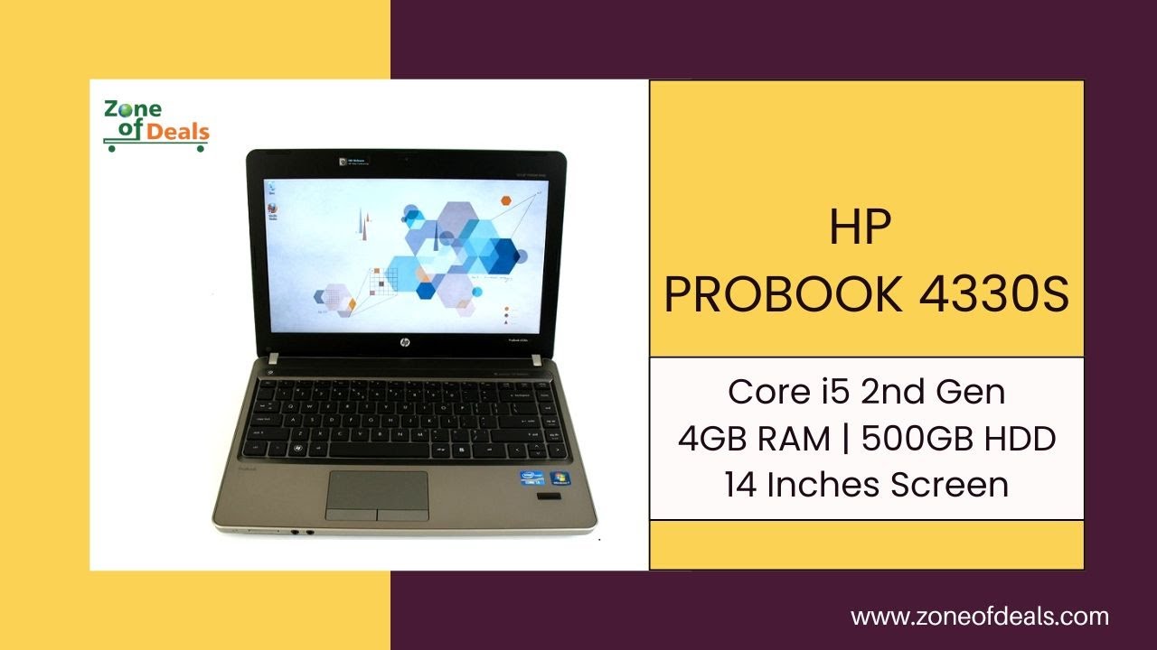 BUY NOW!! HP ProBook 4330s - Core i5 4GB + 500GB - 13.3 Inch ...