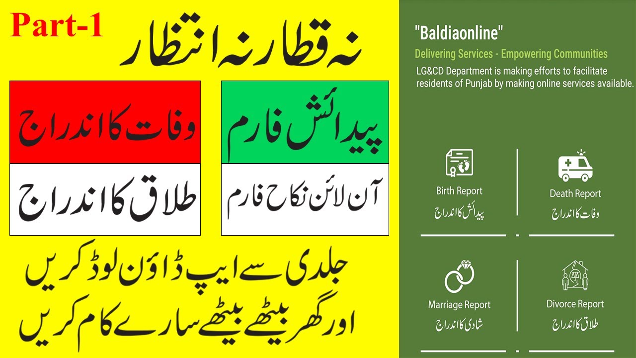 Baldia Online Application How To Get Birth Death Marriage And baldia-online-application-how-to-get-birth-death-marriage-and