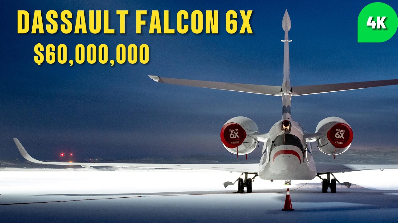 DASSAULT FALCON 6X: Ultimate LUXURY Business Jet - YouTube
