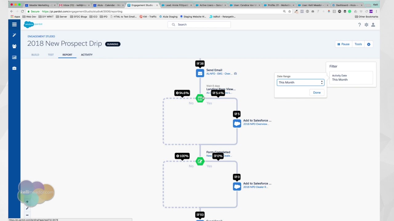 Pardot Engagement Studio Activity Updates - YouTube