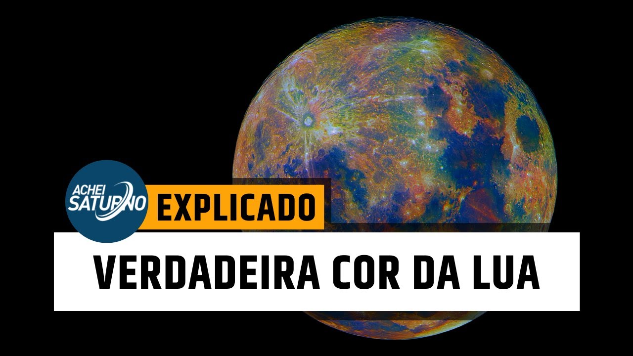 QUAL É A COR DA LUA VISTO DE PERTO? - YouTube