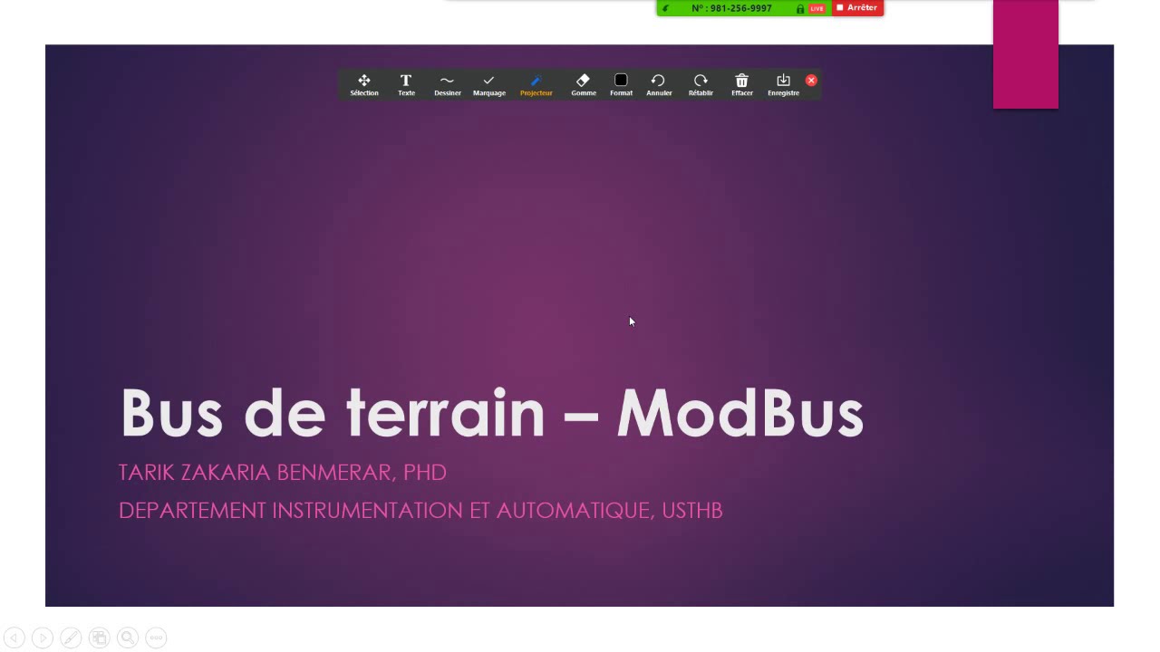 Cours Bus de communication et réseaux industriels. Chapitre 2 : Modbus ...