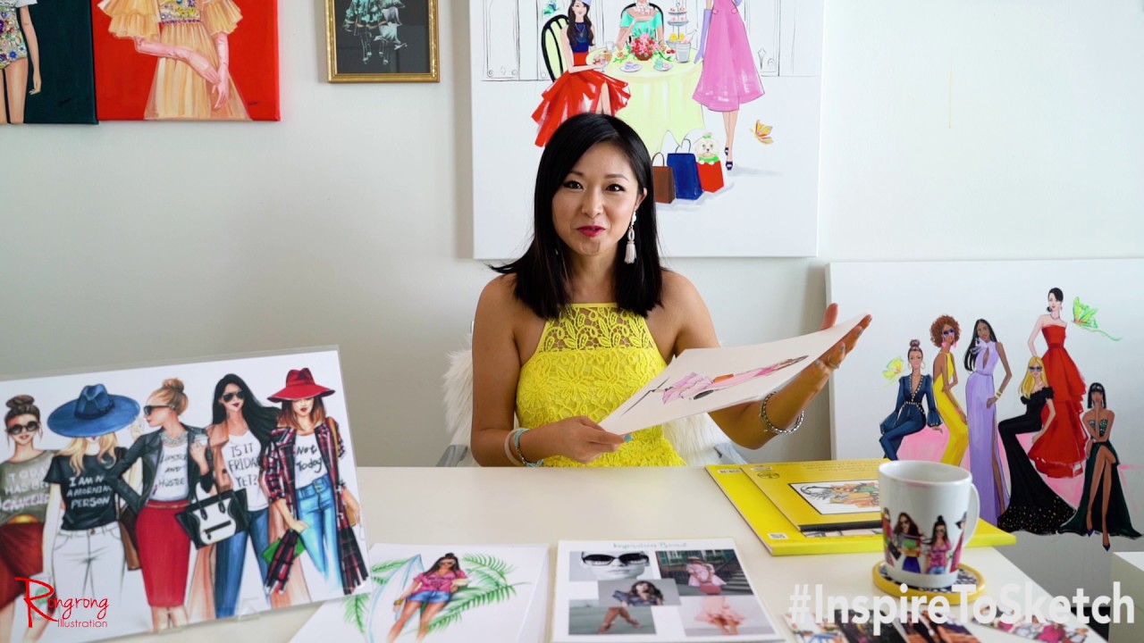 Rongrong DeVoe Tutorial Illustration - YouTube