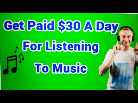 How To Make $30 Listening To Music! (Offline - New App)