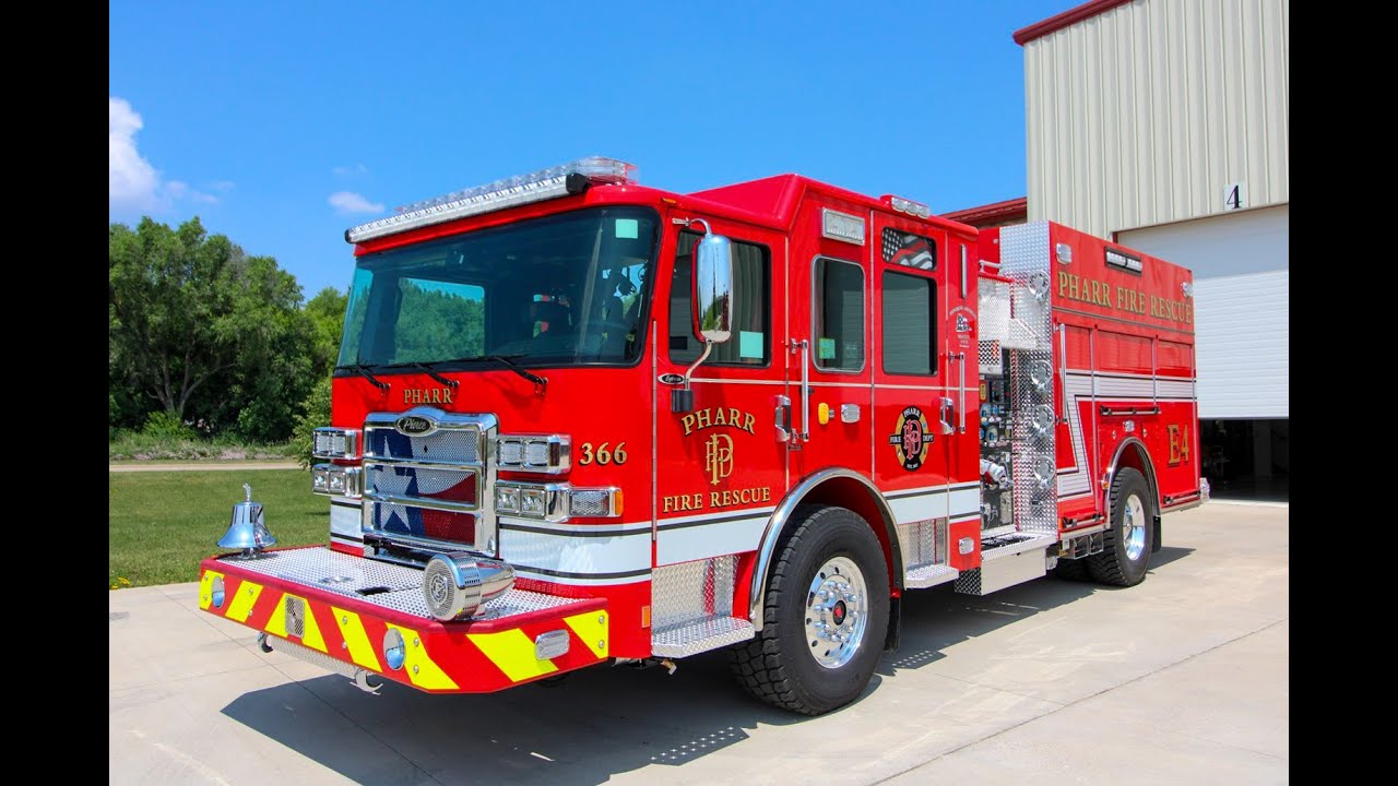 Pharr Fire Rescue’s Pierce Enforcer Pumper - YouTube