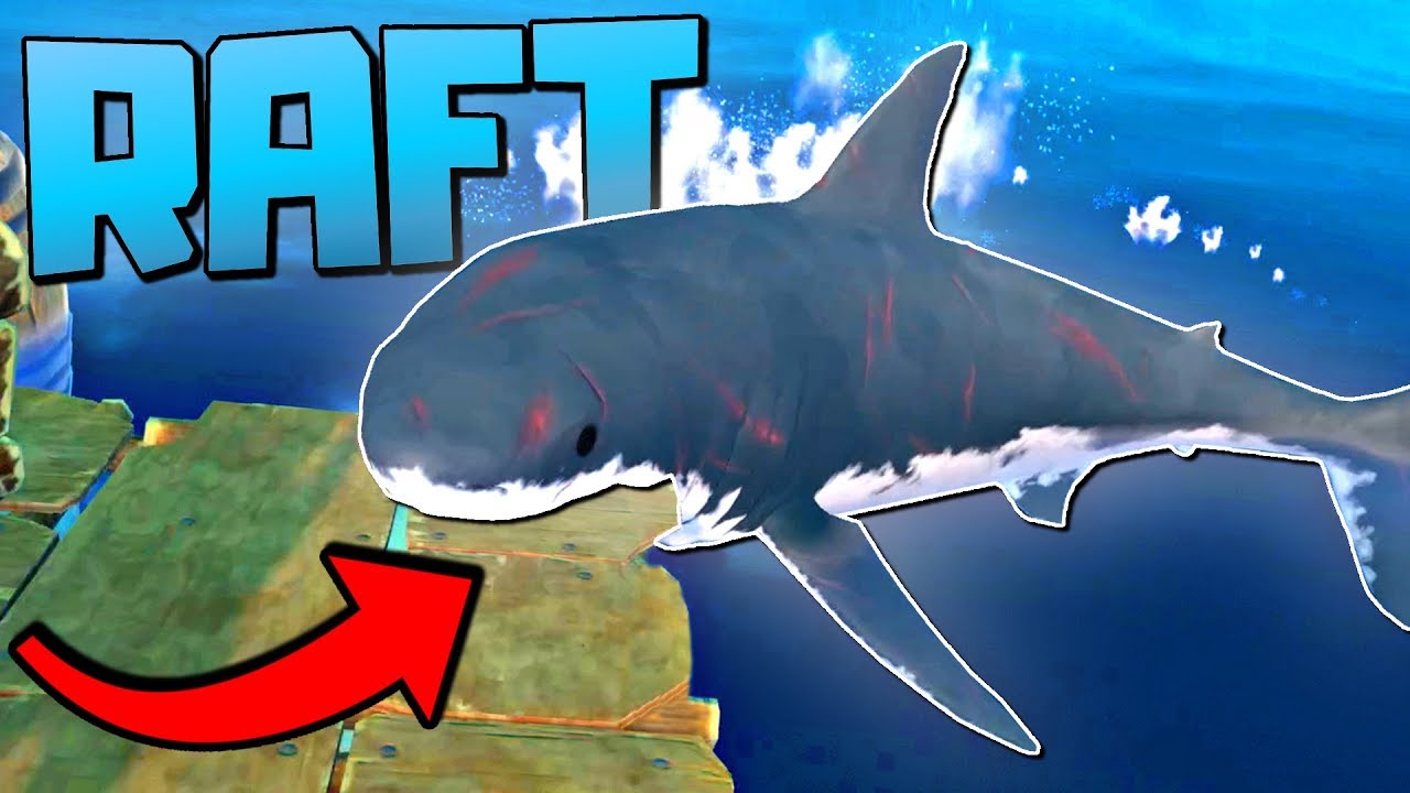 WE GET REVENGE ON THE SHARK AND EAT HIM FOR DINNER - Let's Play Raft ...
