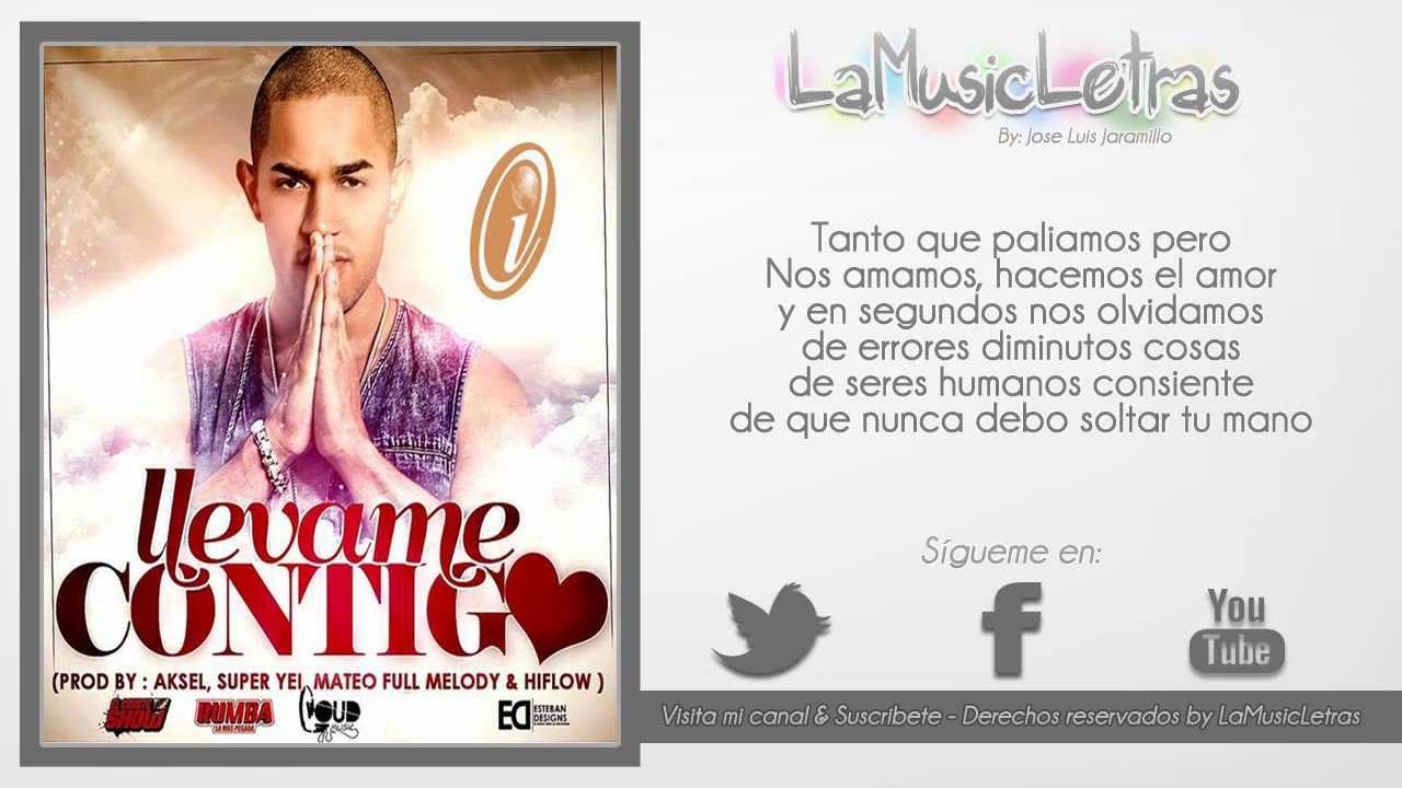 Llevame Contigo - JP El Sinico ★REGGAETON 2012★ (Letra/Lyrics) - YouTube