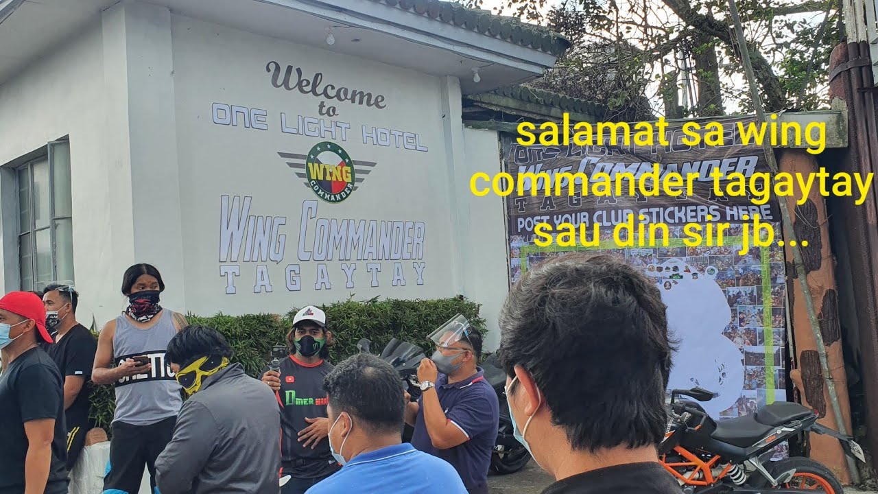 WING COMMANDER TAGAYTAY DIRETSO S TAMBIKE SARAP.. - YouTube