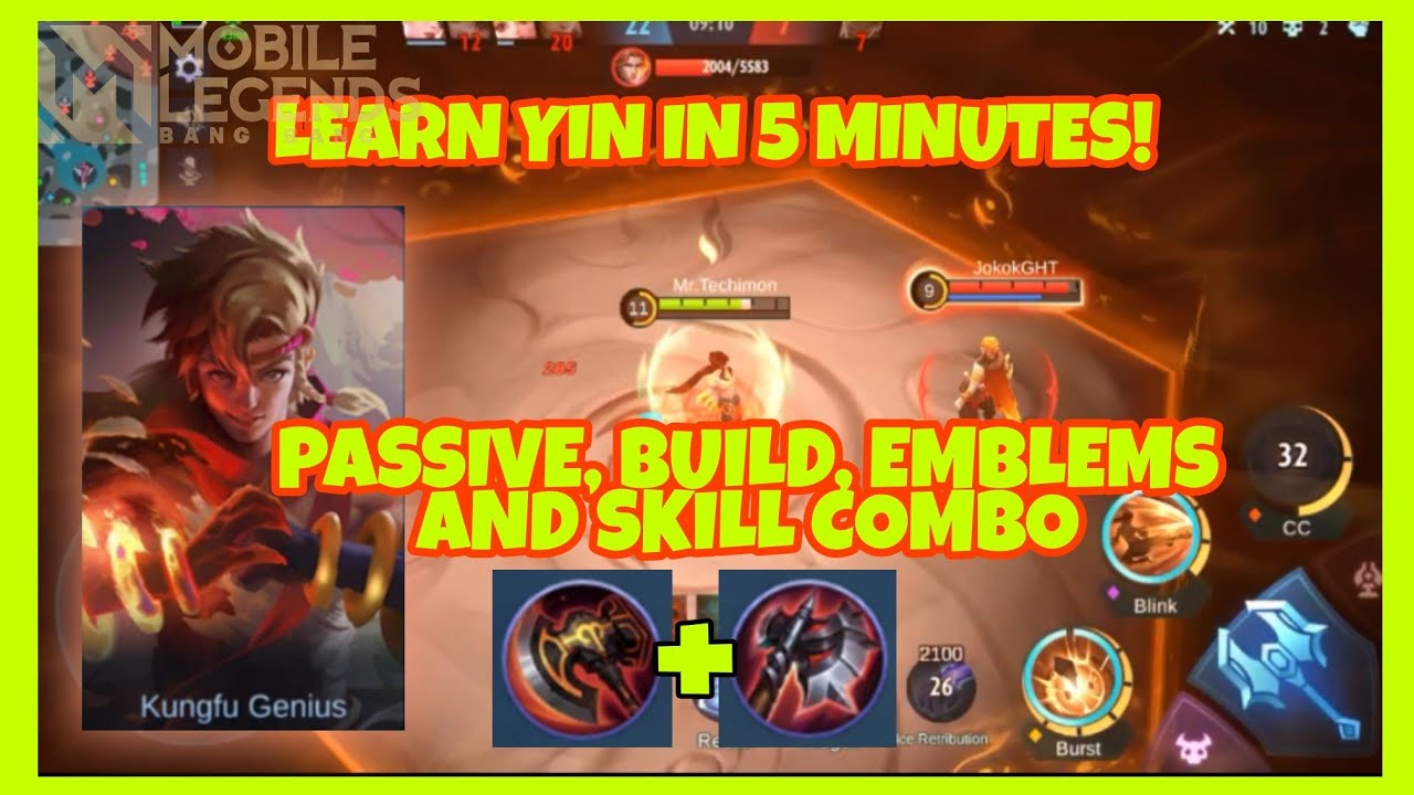 HOW TO USE NEW HERO YIN IN MOBILE LEGENDS! SKILLS, PASSIVE, BUILD ...