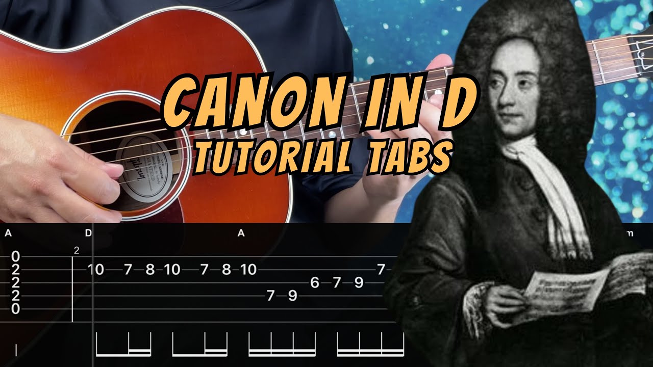 Canon in D | Guitar Tutorial (Lesson) with Tabs | How to play Canon in ...