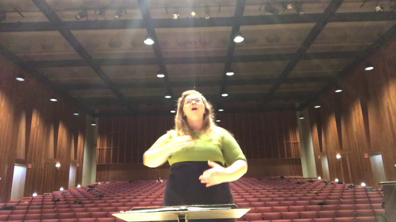 Elaine Hagenburg, "O Love" conducted by Melodia Mae Rinaldi - YouTube