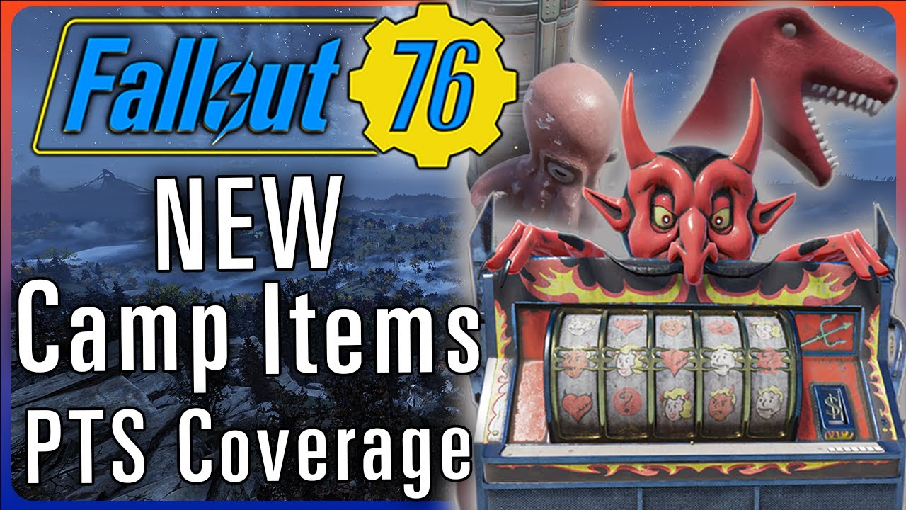 The NEW Camp Items For Fallout 76 Look Amazing - PTS Spoilers - YouTube