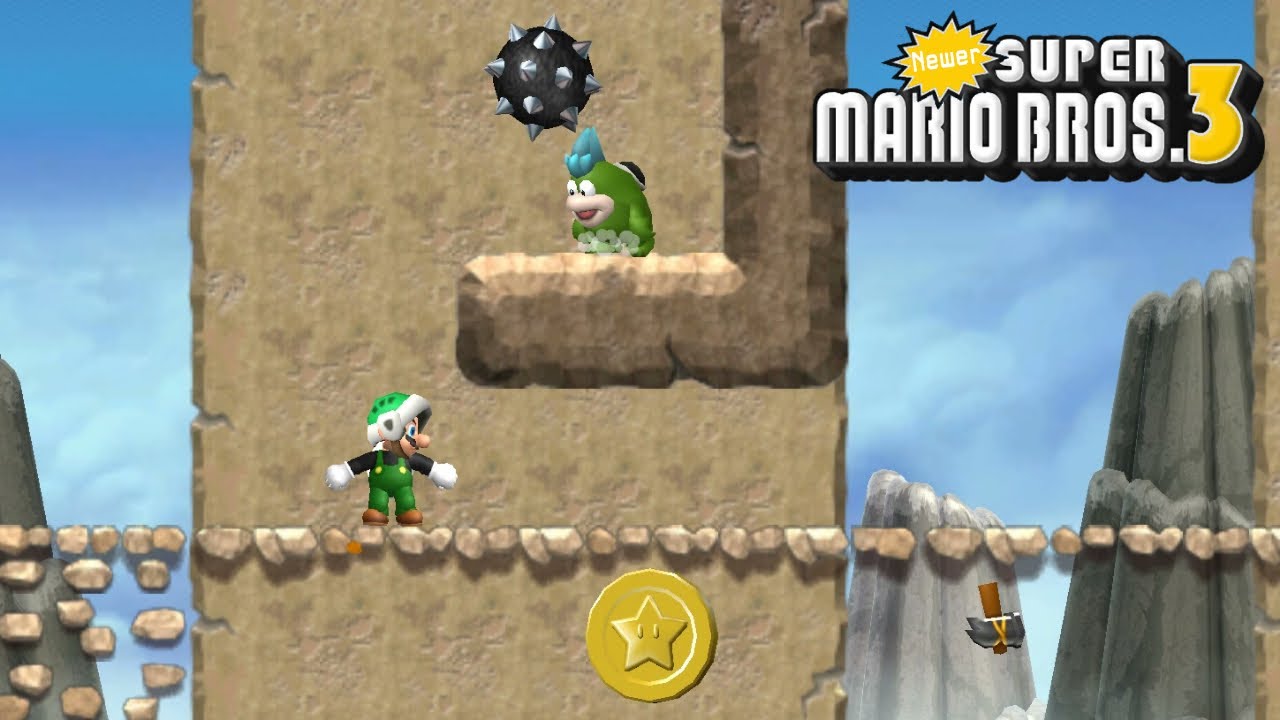 Newer Super Mario Bros 3. Wii #11 Walkthrough 100% - YouTube
