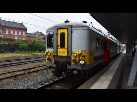 Les trains à dans la gare Welkenraedt ~ Treinen in Welkenraat - YouTube