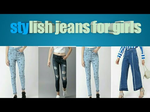 Exclusive jeans collection for girls//Different pattern jeans of 2020 ...