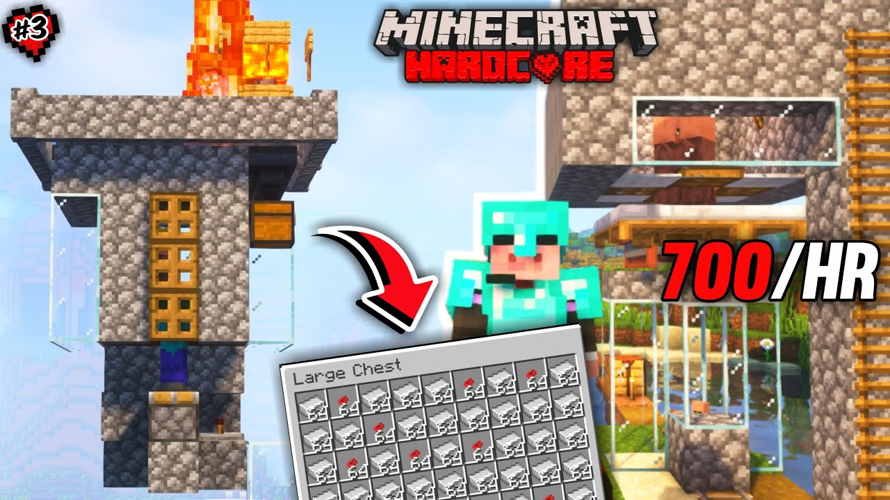 Finally Showing You I Built An INSANE AUTOMATIC Iron Farm In Minecraft ...