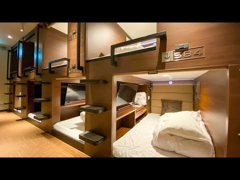 Stay at a Deluxe Capsule Hotel with Sauna 🏨🧖♨︎