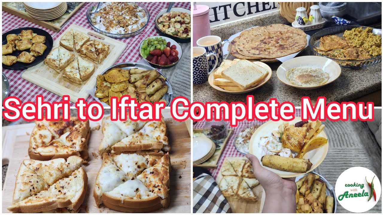 Ramadan Day 2 Complete Sehri to Iftar Menu | Chicken Cheese Sandwich ...