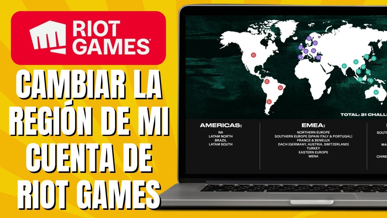 Cómo CAMBIAR La Región De Mi Cuenta De RIOT GAMES - YouTube