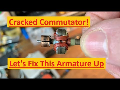 Changing A Hornby Dublo Ringfield Commutator. Wrenn City Loco Drive ...