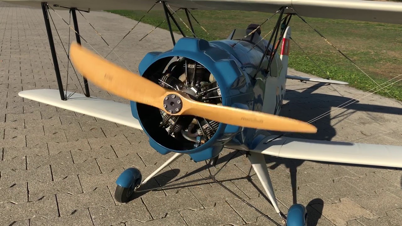 Moki 180 5 Zylinder Sternmotor, megageiler Standlauf - YouTube