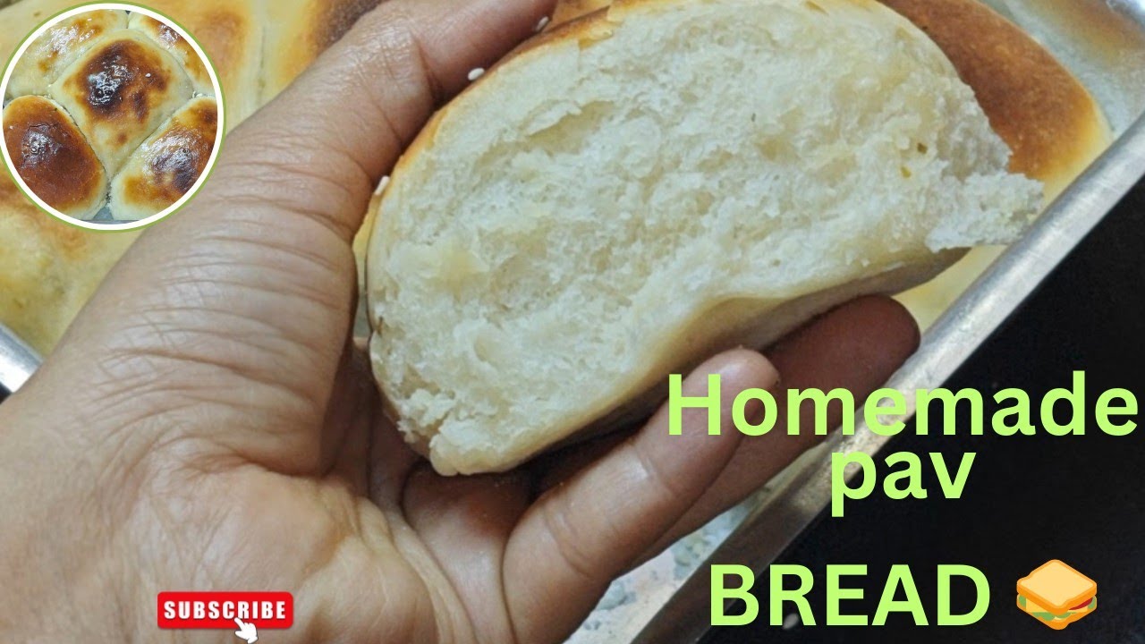 Homemade Bread Pav Recipe - YouTube