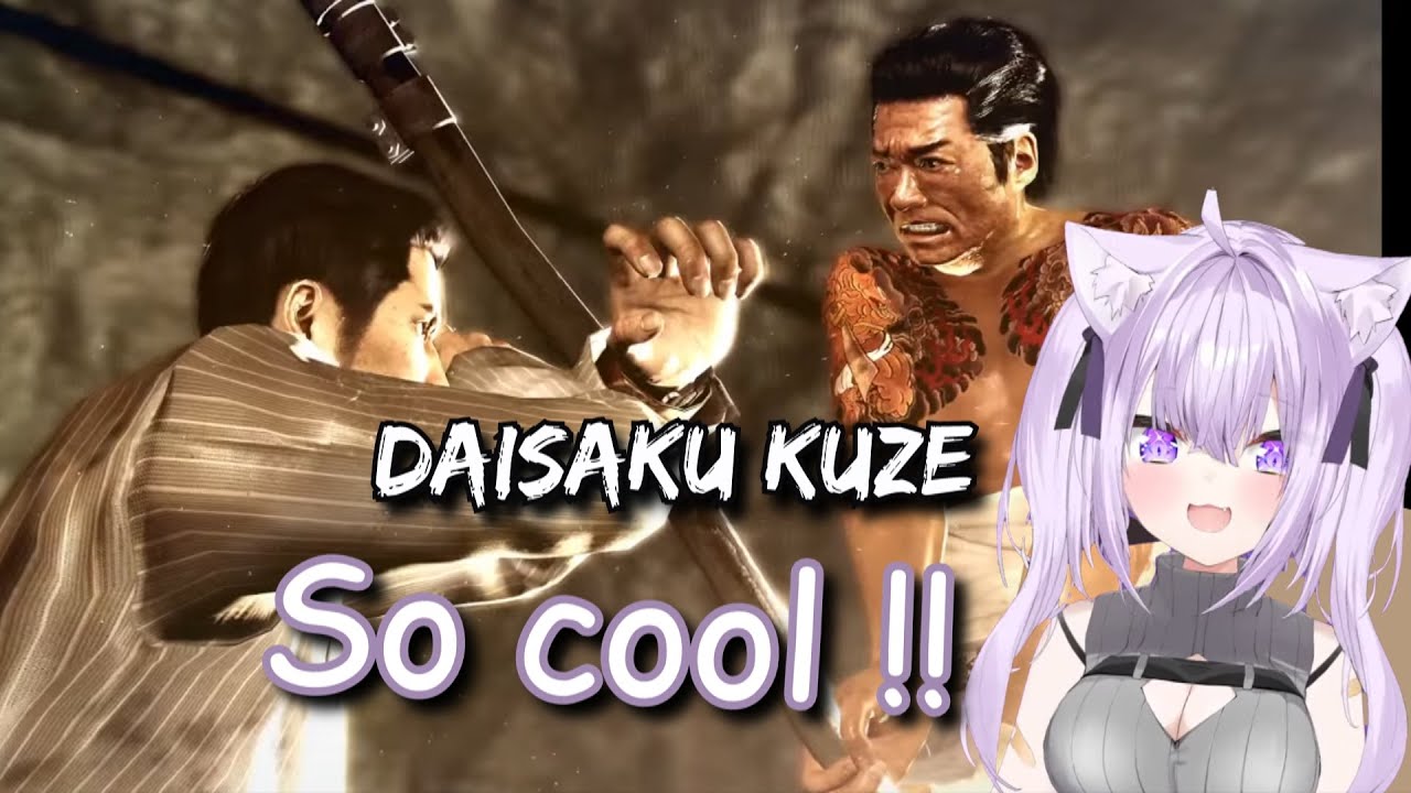 Okayu's reactions to the second Kuze fight ! - YouTube