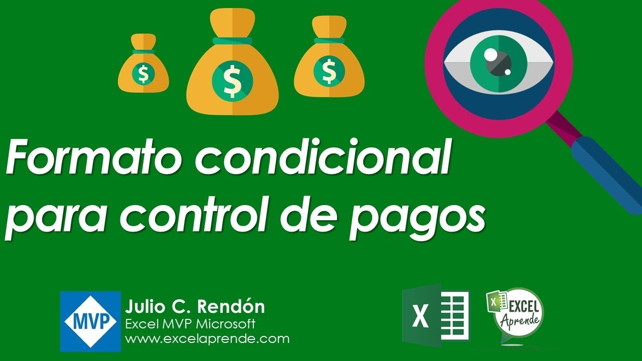Formato condicional para control de pagos | Excel Aprende - YouTube