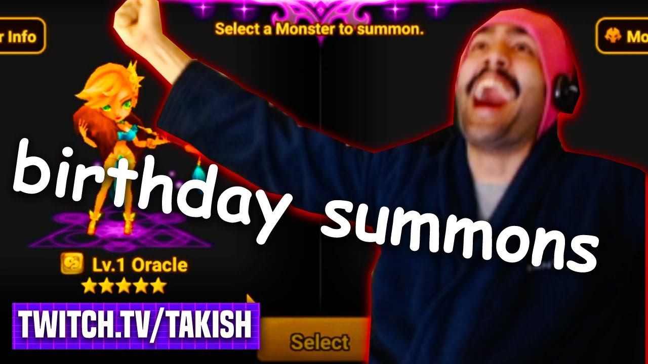 Takish Birthday! HUGE SUMMON SESSION gachiBASS! - Takish Twitch Stream ...
