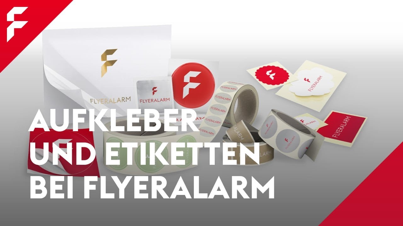 Vielfältig: Etiketten & Aufkleber von FLYERALARM - YouTube