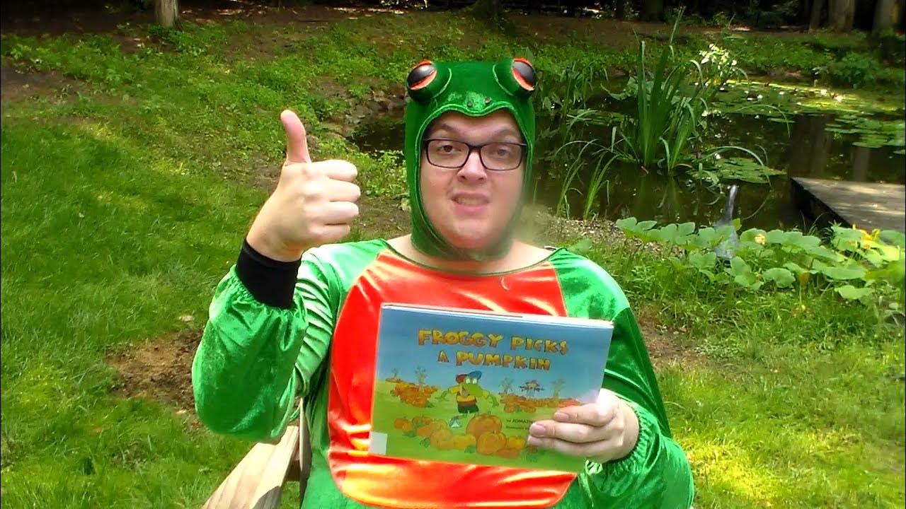 Froggy Picks A Pumpkin read by Derrick the Frog - YouTube