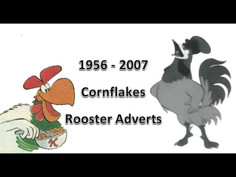 (1956-2007) Cornflakes Cornelius Rooster Cereal Advert Compilation ...