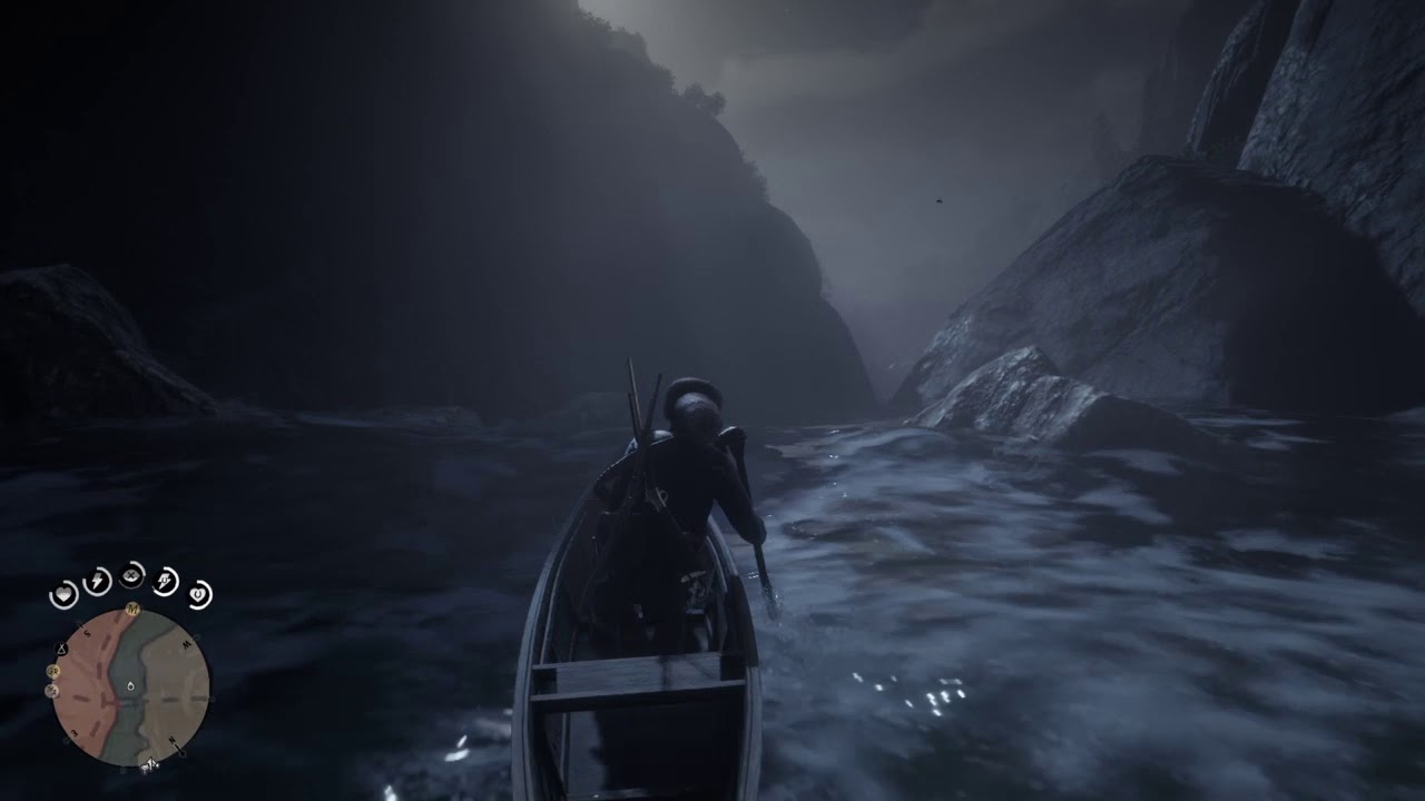 Red Dead Redemption 2 big waterfall - YouTube