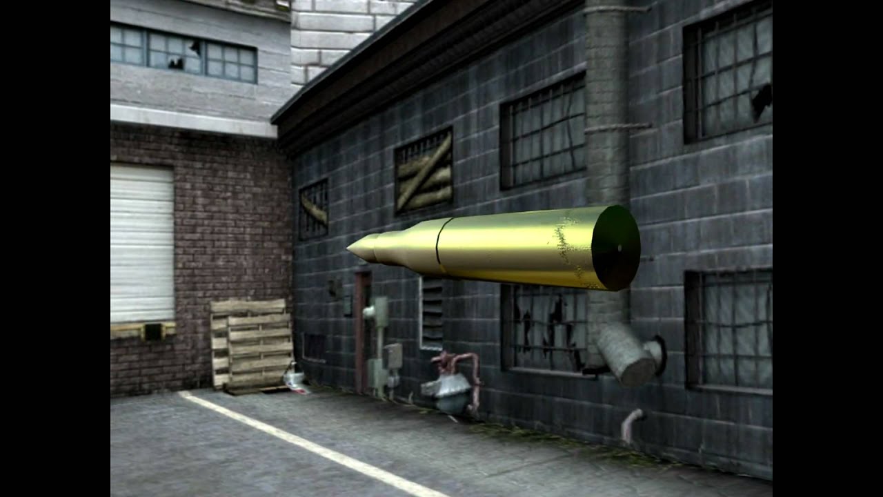 3D Bullet Animation - 50.Cal Bullet 2 - YouTube